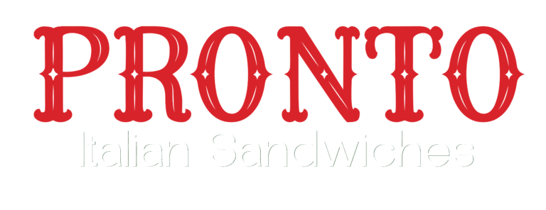Our Menu - Pronto Italian Sandwiches